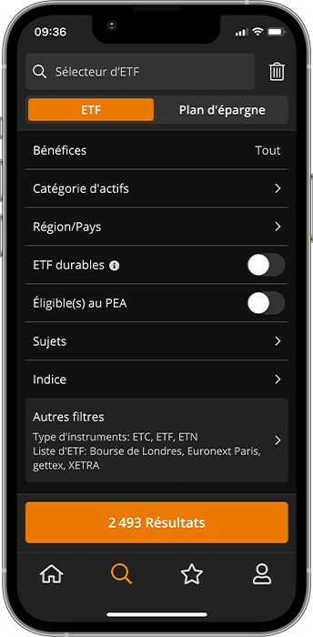 ETF app | justETF