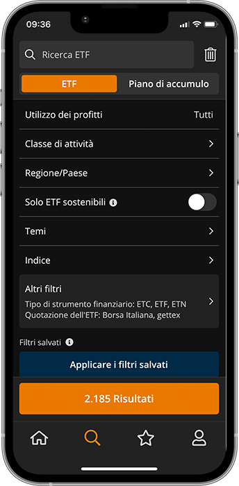 ETF app | justETF