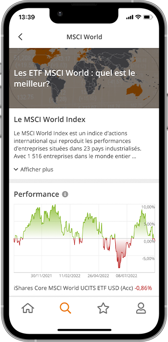 L’appli justETF | justETF
